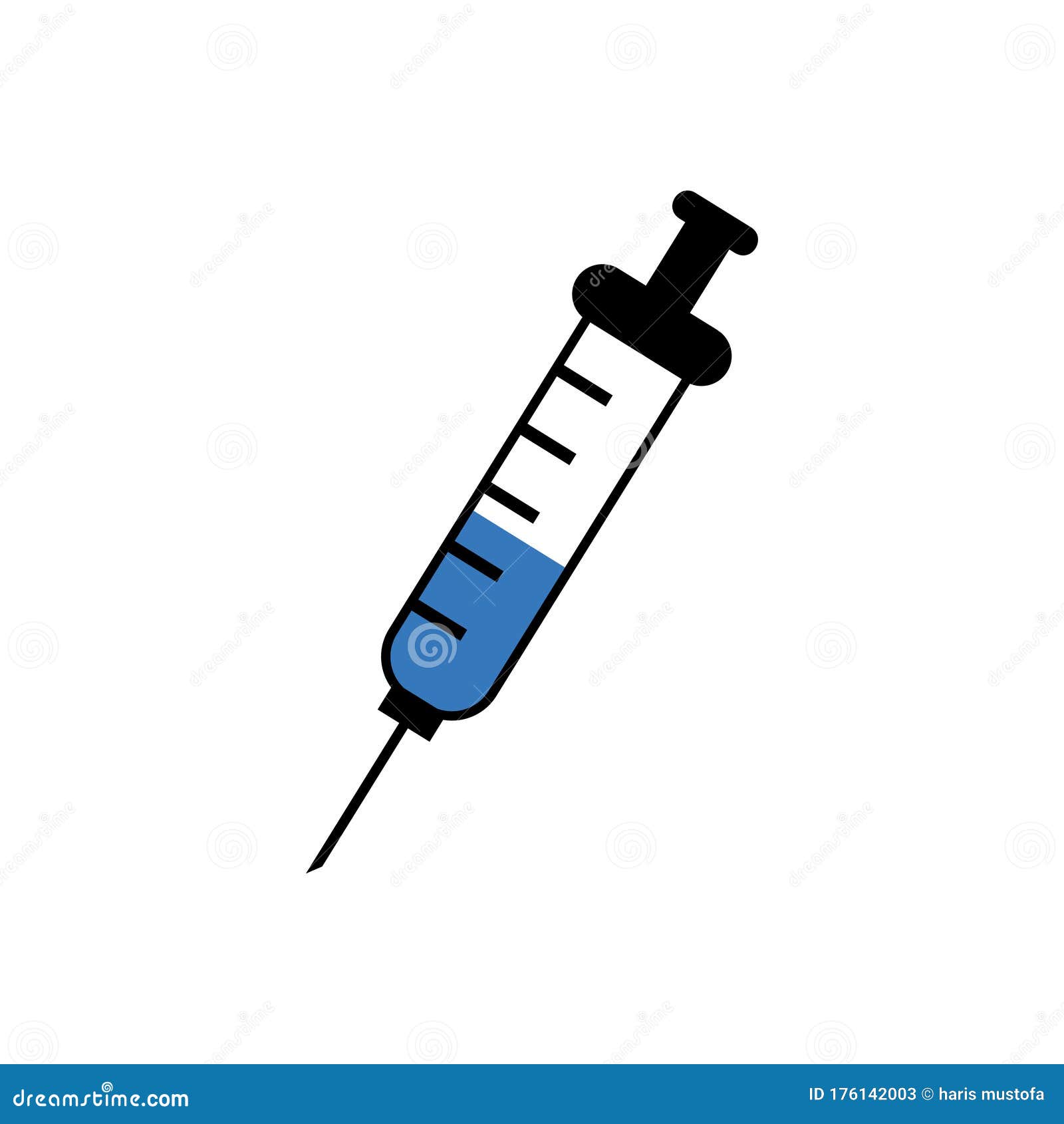Syringe Graphic Design Template Vector Isolated Stock Illustration ...