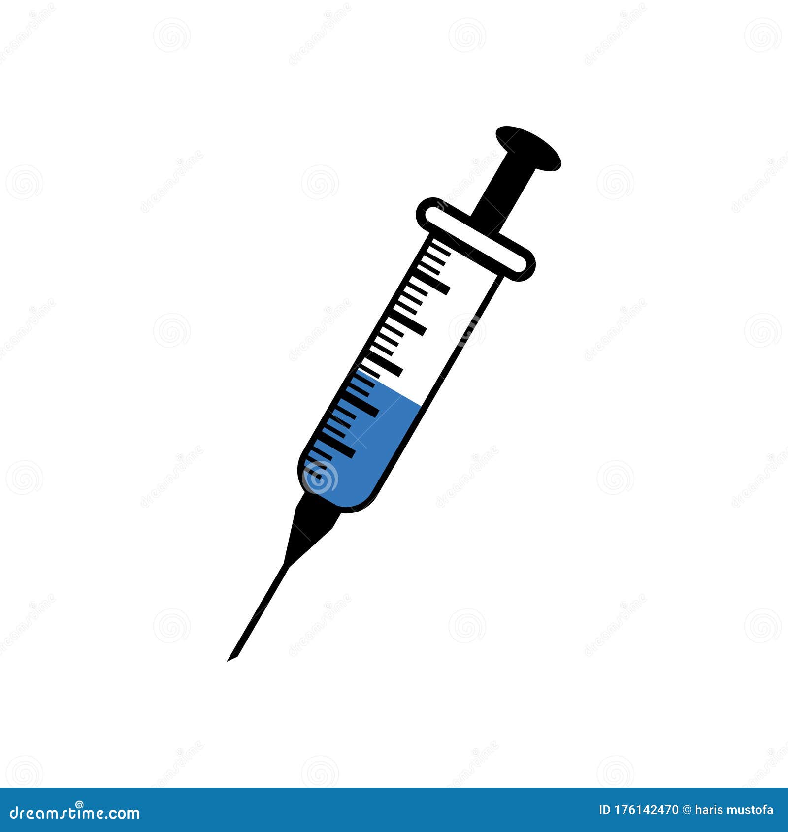 Syringe Graphic Design Template Vector Isolated Stock Illustration ...