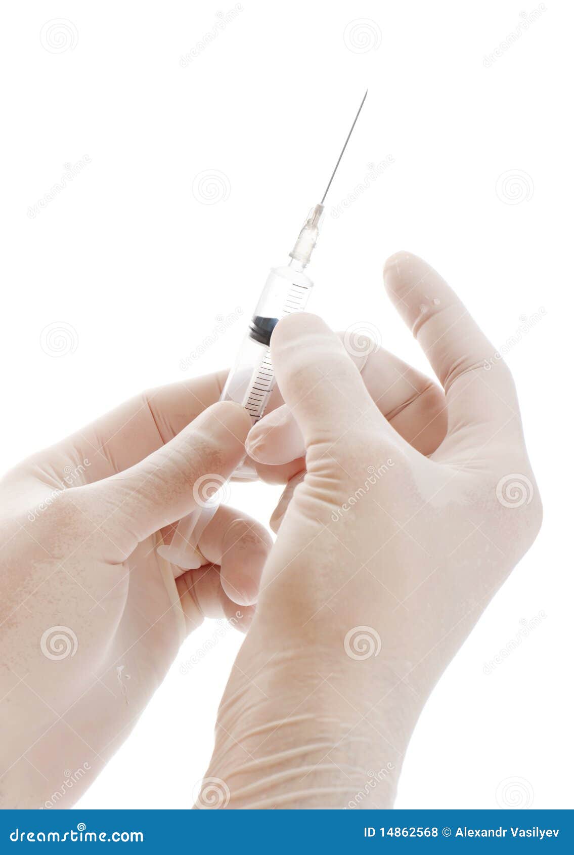 Syringe in hand stock photo. Image of person, preparation - 14862568