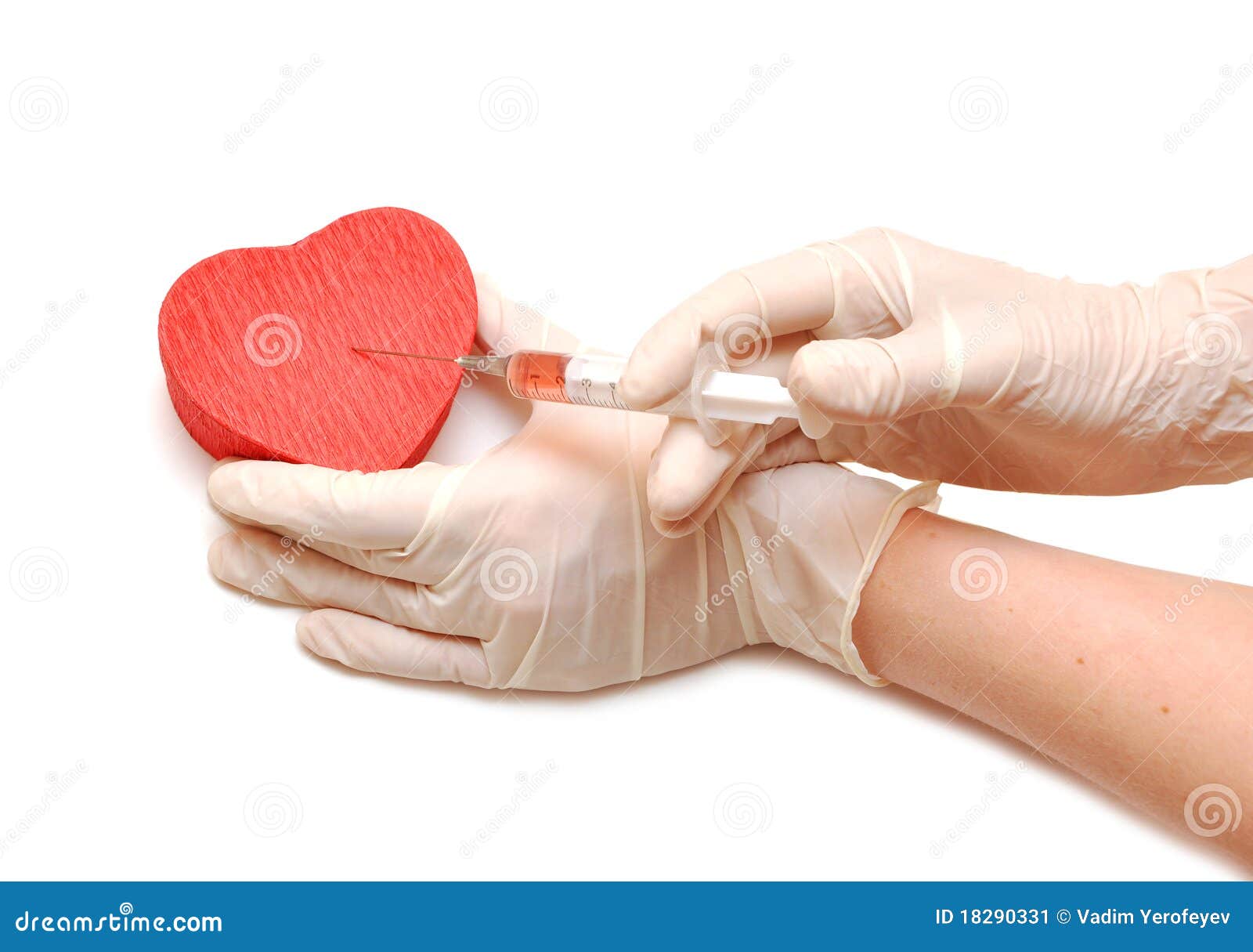 Syringe and heart stock image. Image of heart, sharp - 18290331