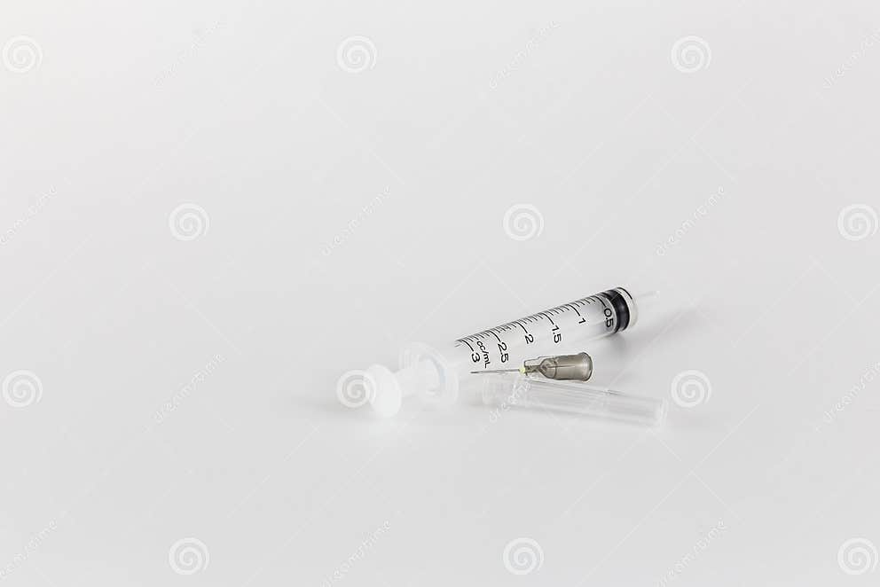 Syringe with Hypodermic Needle Stock Image - Image of medical, health ...