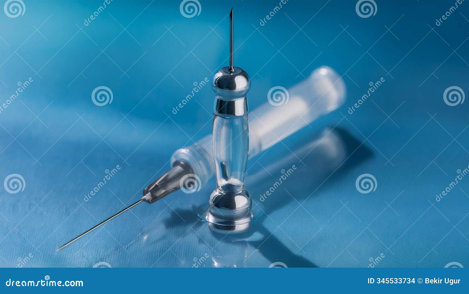 Syringe Or Hypodermic Needle With Vial Royalty-Free Stock Photo ...