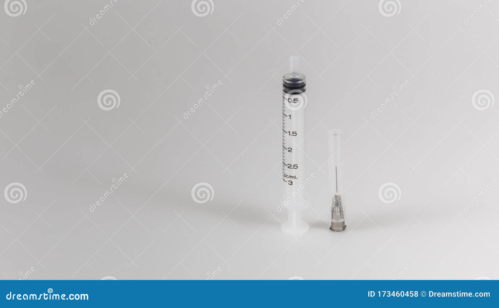 Syringe with Hypodermic Needle Stock Photo - Image of glass, addiction ...