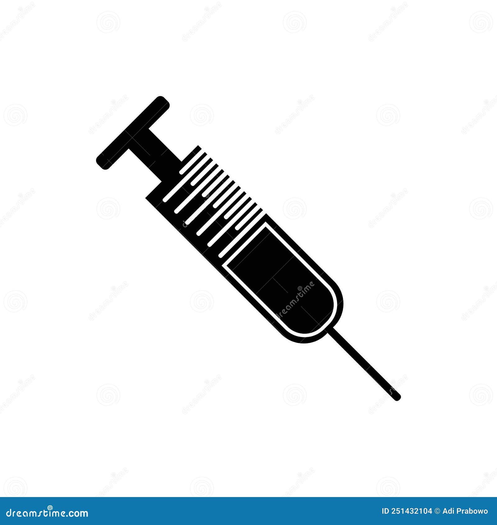 Syringe Icon Logo Vector Design Stock Vector - Illustration of ...