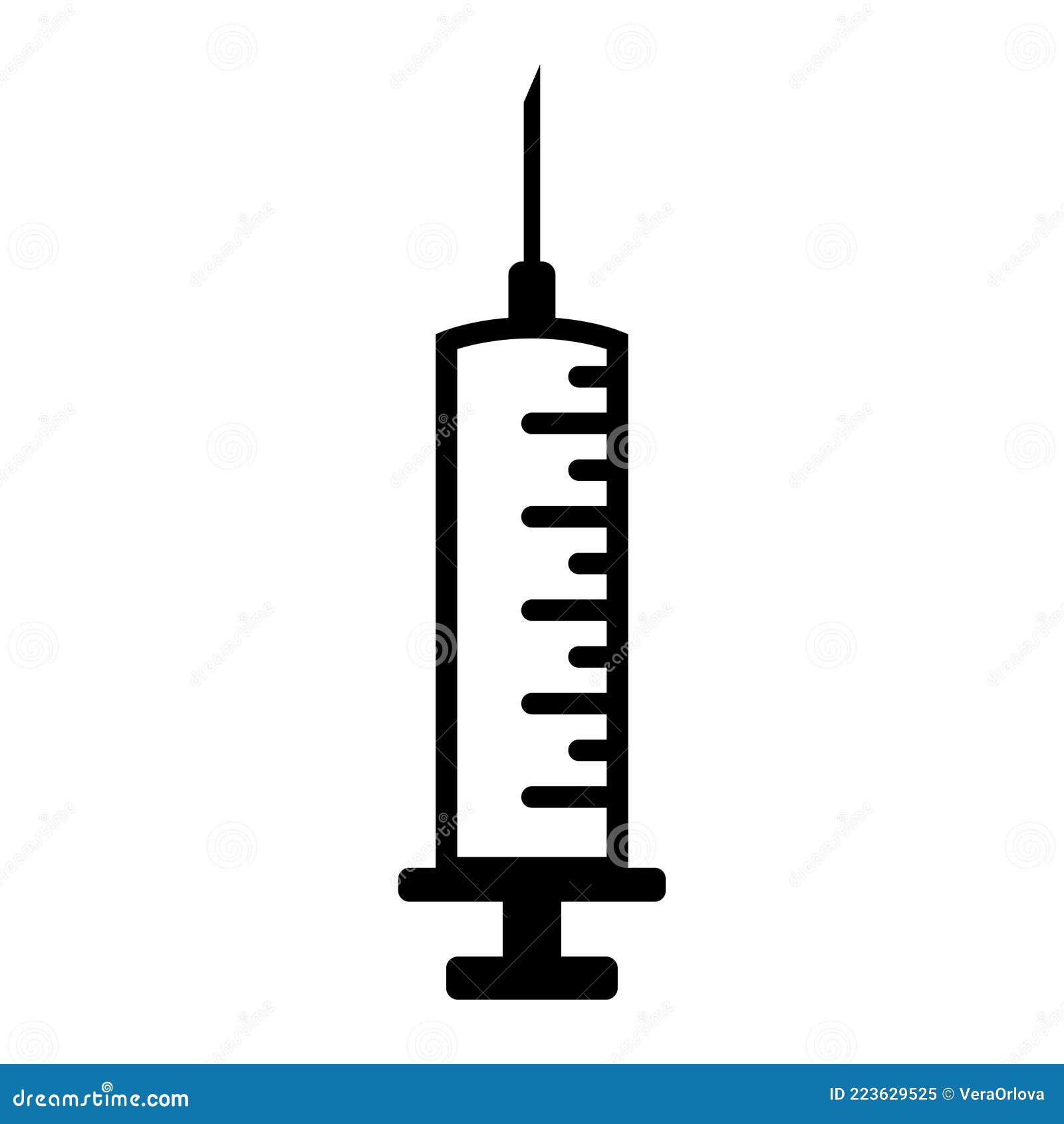 Syringe Icon Vector, Injection Sign | CartoonDealer.com #223629525