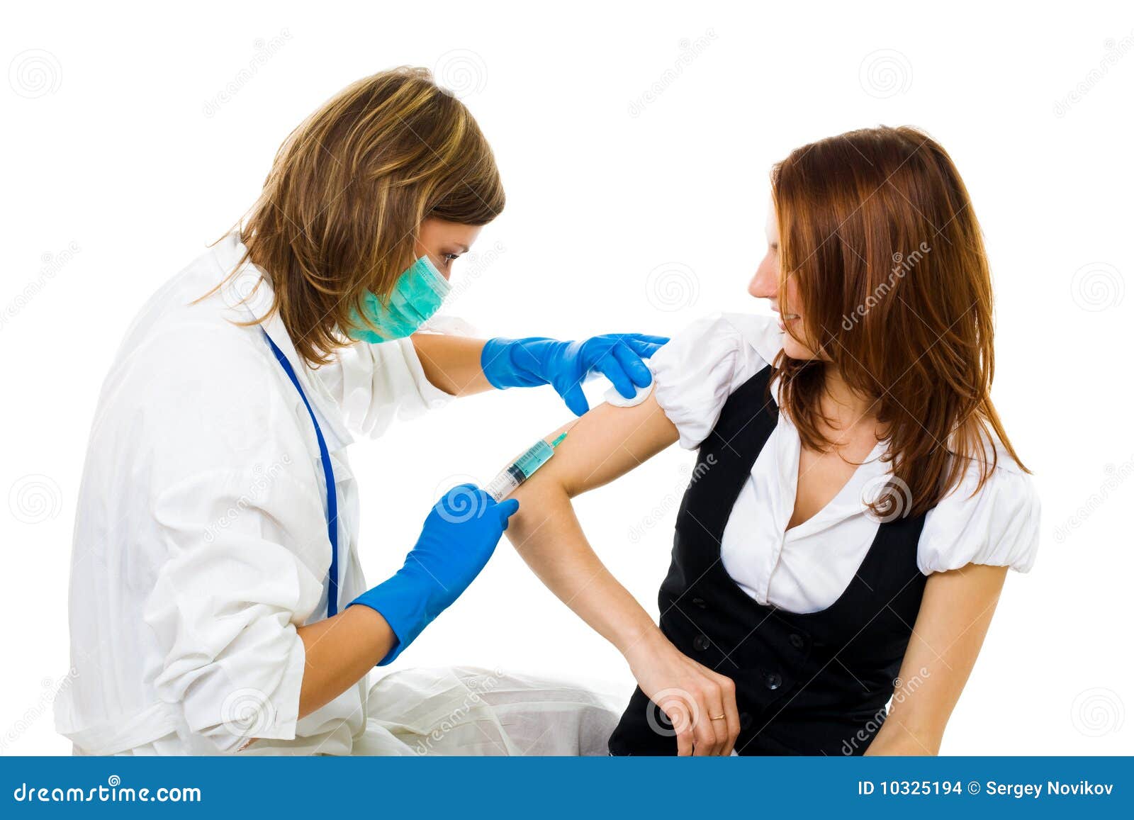 Syringe injection stock photo. Image of bandage, doctor - 10325194