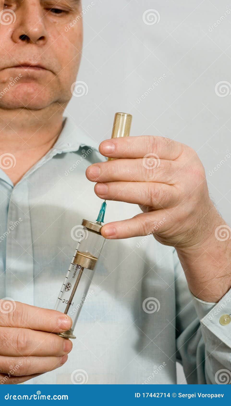 Syringe Injection Drug Dose Treatment Stock Photo - Image of doctor ...