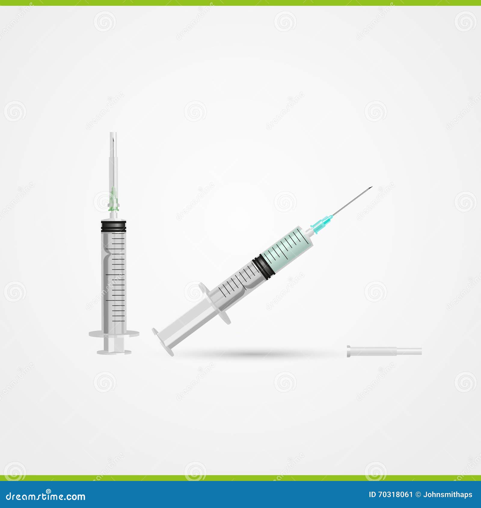 Syringe Injection Bottle Red Liquid Neddle Isolated Pharmacy Background ...