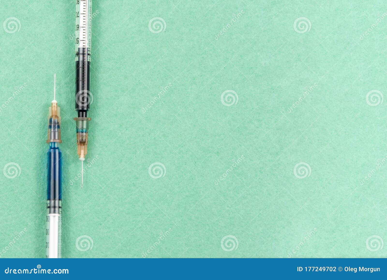A Syringe with an Injection Solution Stock Photo - Image of liquid ...