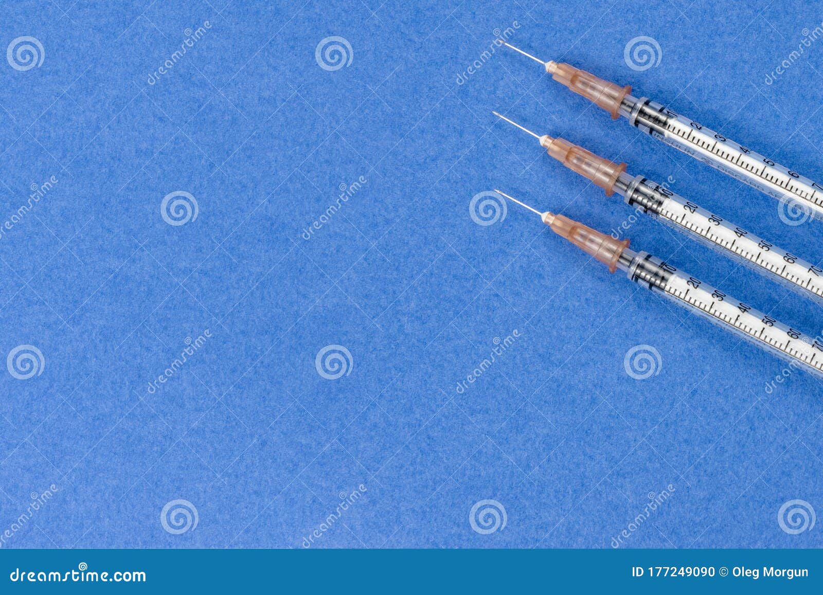 A Syringe with an Injection Solution Stock Photo - Image of equipment ...