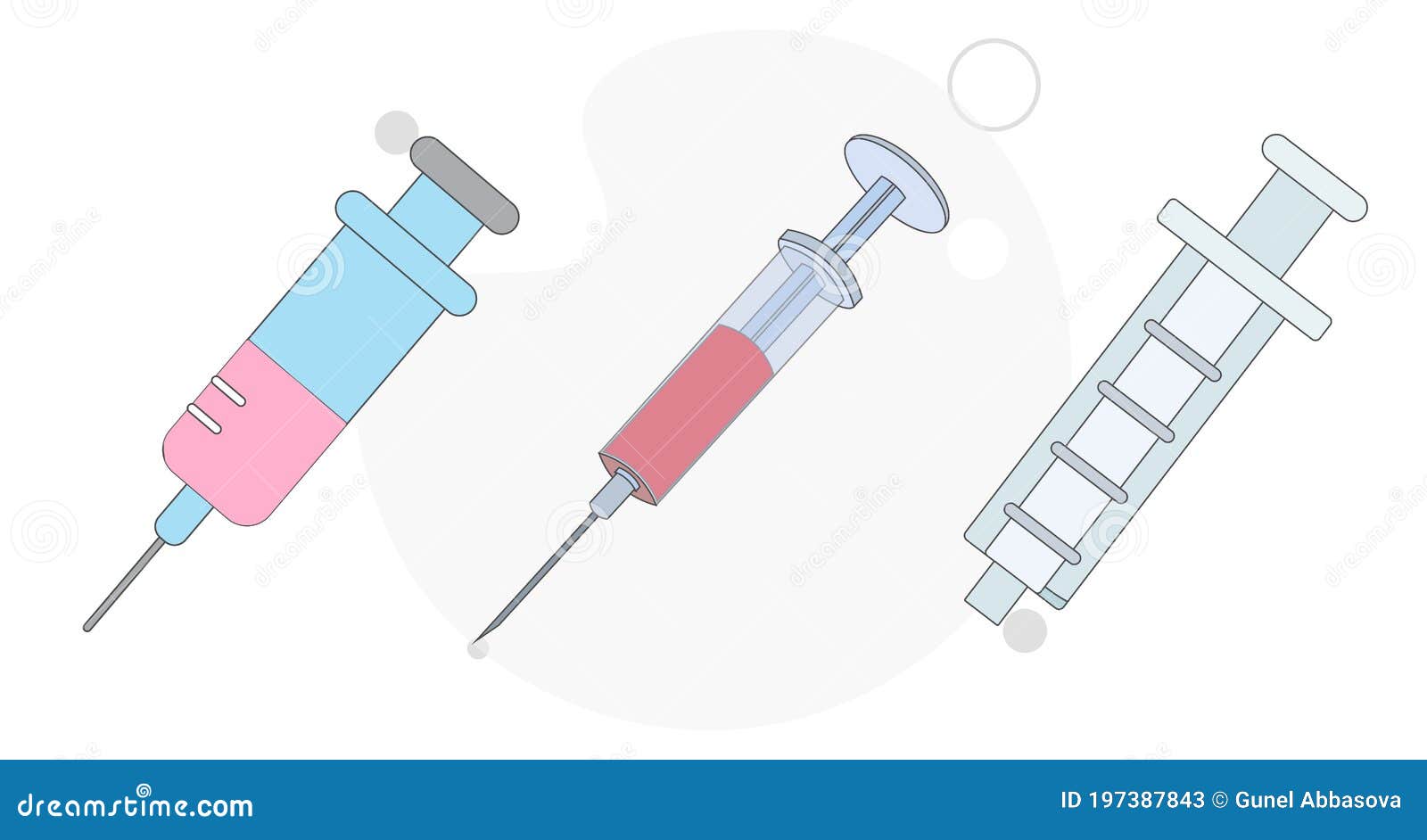 Syringe, Injection Vector Flat Illustration Stock Vector - Illustration ...