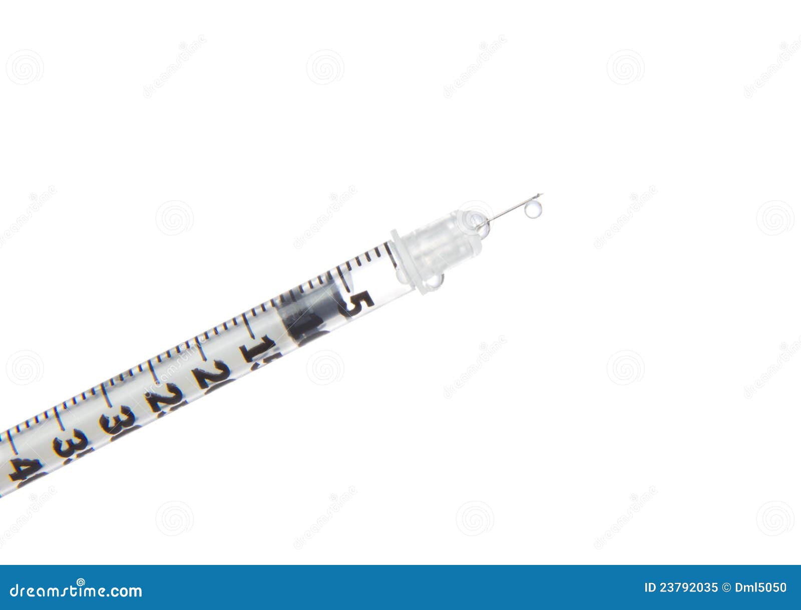 Syringe Insulin Ready for Injection Stock Image - Image of drugs ...