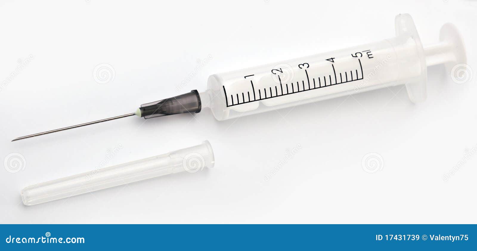 Syringe Isolated On White Background Royalty-Free Stock Photography ...