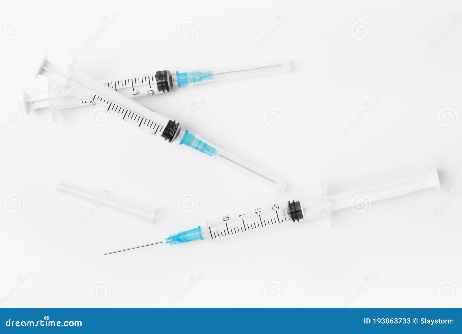 Syringe Isolated on White Background Stock Image - Image of isolated ...
