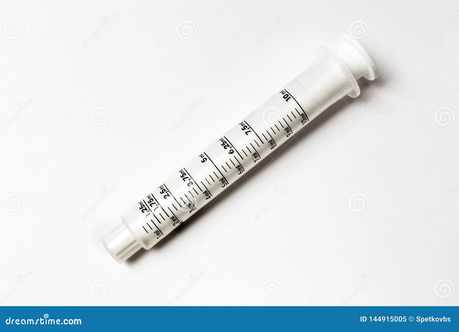 Syringe Isolated on White Background Stock Image - Image of aids ...
