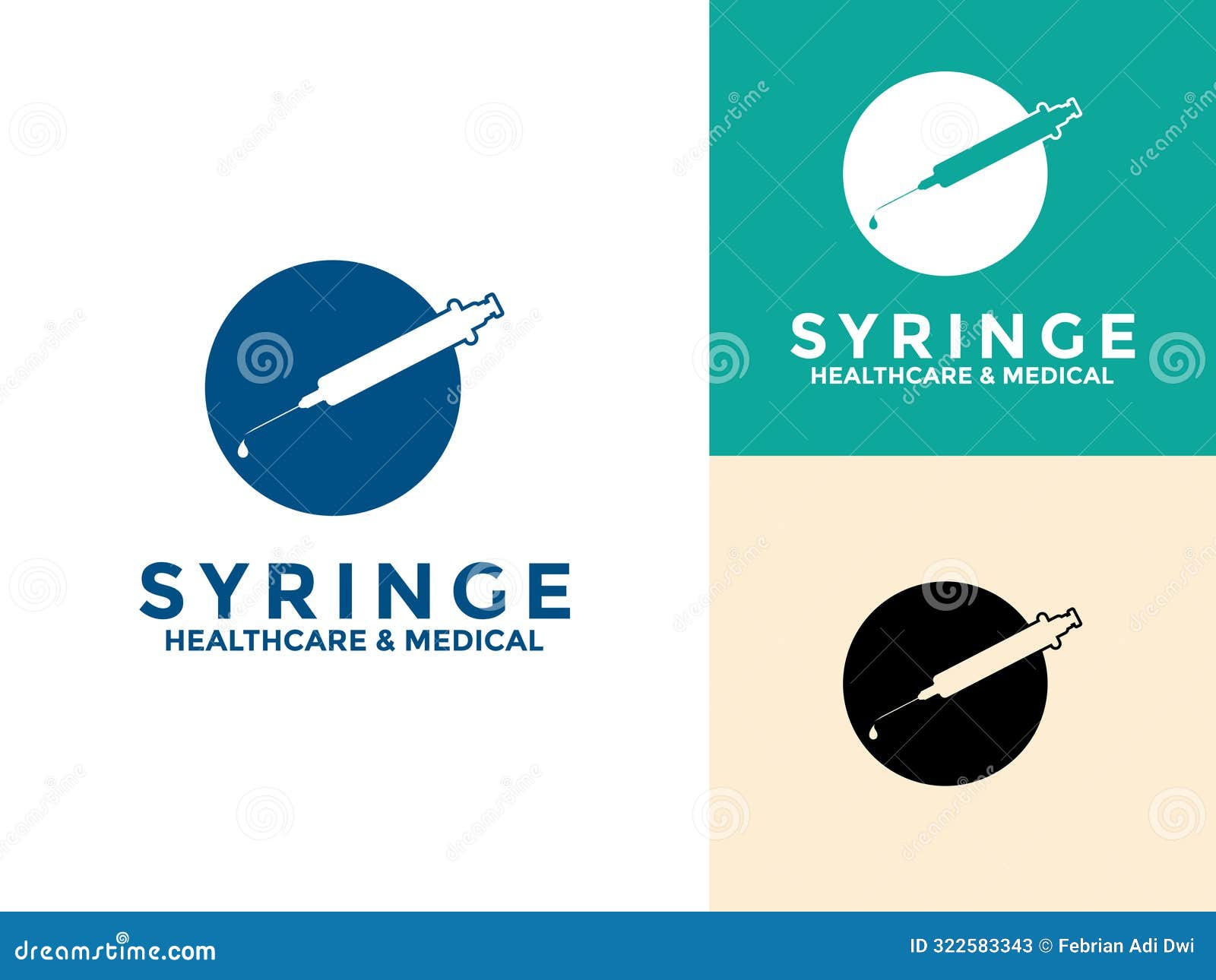 Syringe Logo Icon Set Vector Design Template, Injection Icon Vector ...