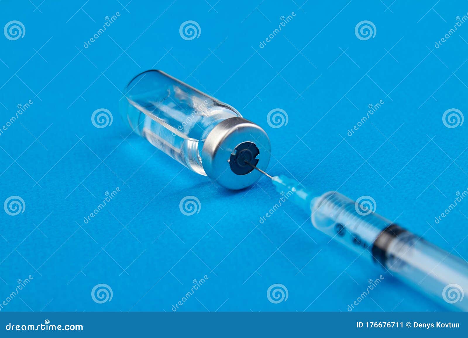 Syringe and Medicine for Injection. Stock Image - Image of liquid ...