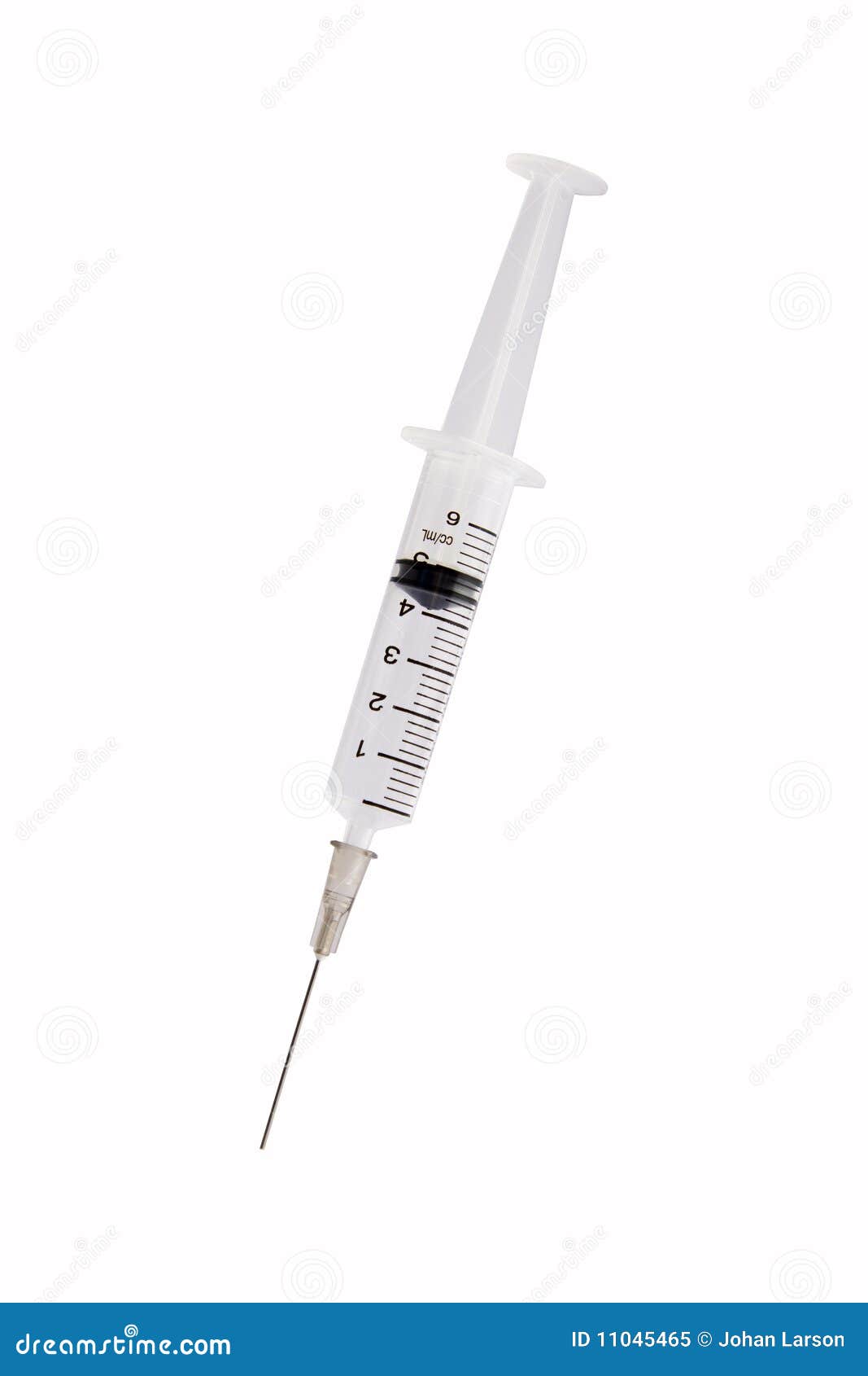 Syringe with needle stock image. Image of cure, vaccine - 11045465