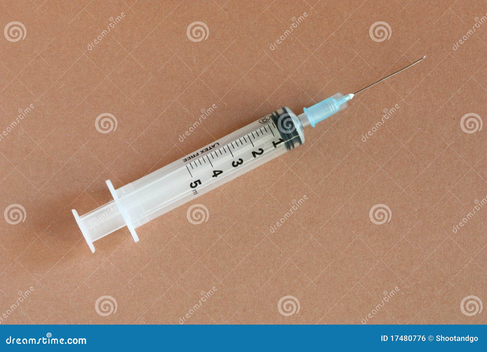 Syringe with needle stock photo. Image of cylinder, health - 17480776