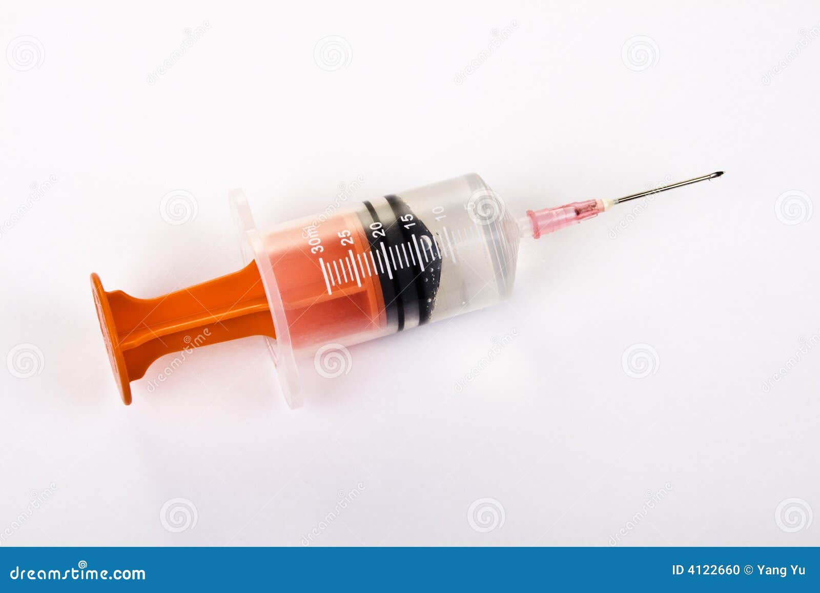 Syringe and needle stock photo. Image of medicine, short - 4122660