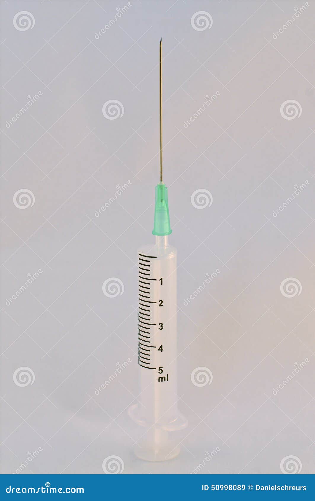Syringe with needle stock image. Image of infeccion, aids - 50998089