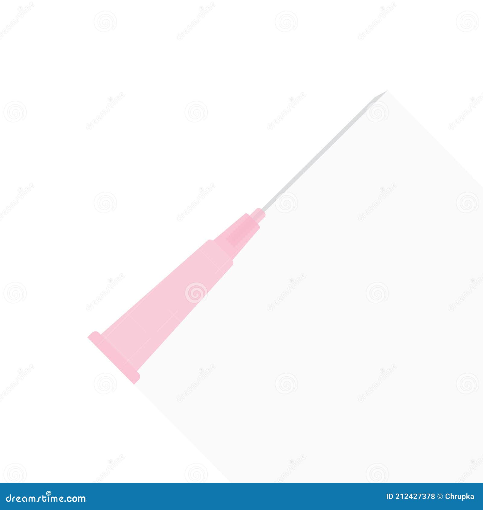 Syringe needle icon stock vector. Illustration of patient - 212427378