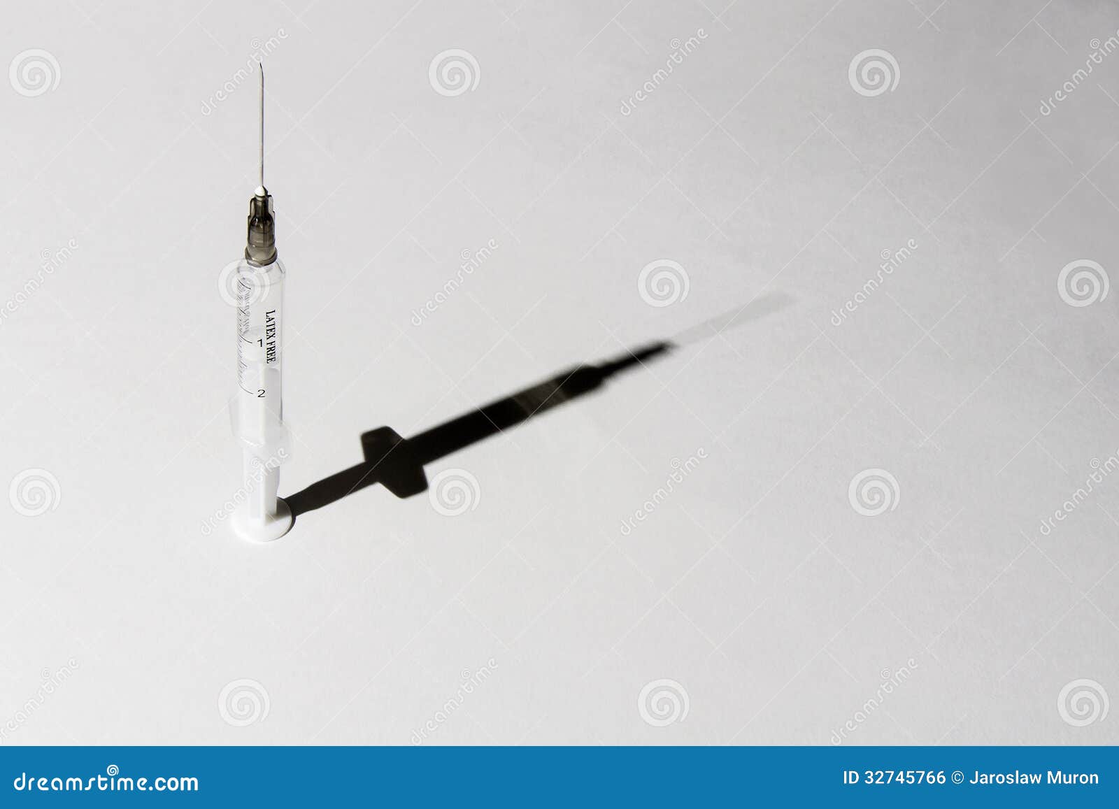 Syringe stock photo. Image of shadow, needle, drugs, syringe - 32745766