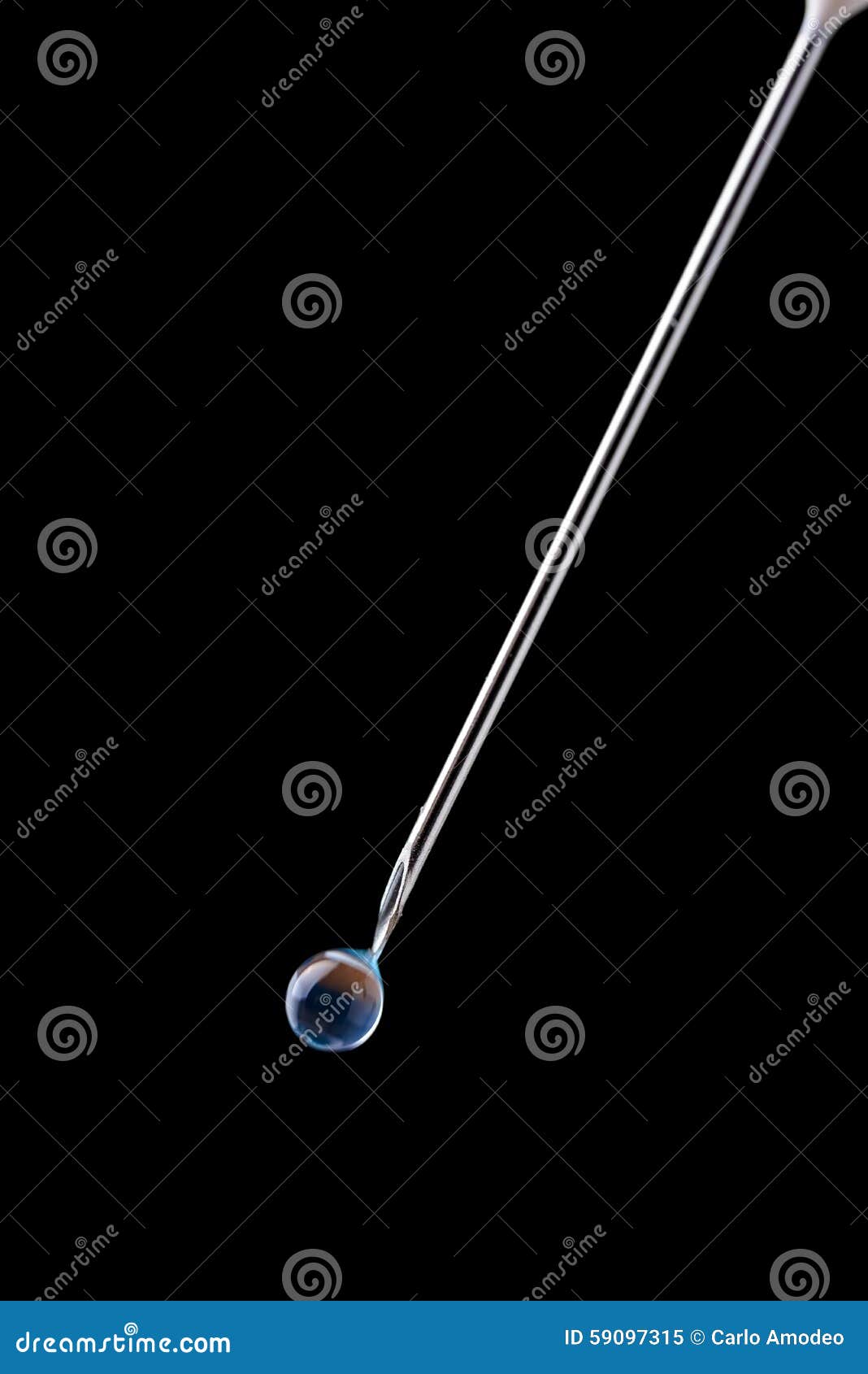 Syringe needle stock image. Image of black, microscopic - 59097315