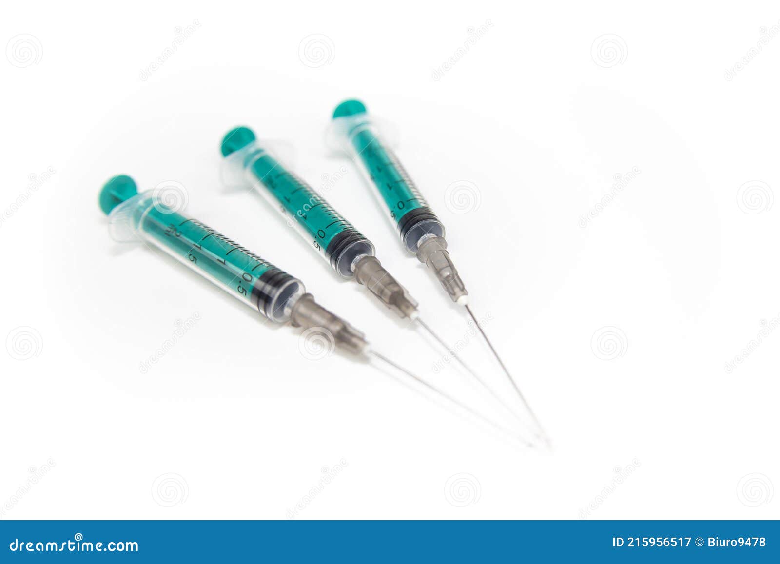 Syringe with Needle on White Background Stock Image - Image of mask ...