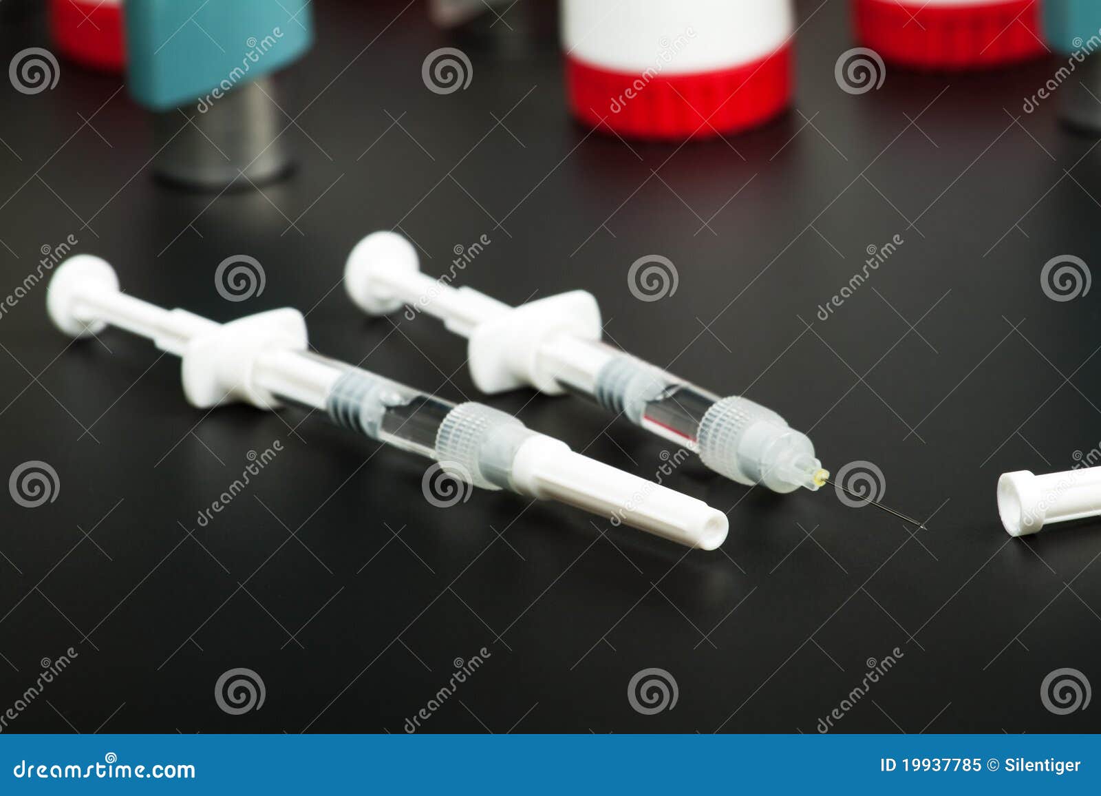 Syringe with an Open Needle Stock Image - Image of medicine, disease ...