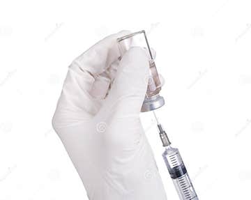 Syringe Out Medication Technique from the Ampule Stock Photo - Image of ...