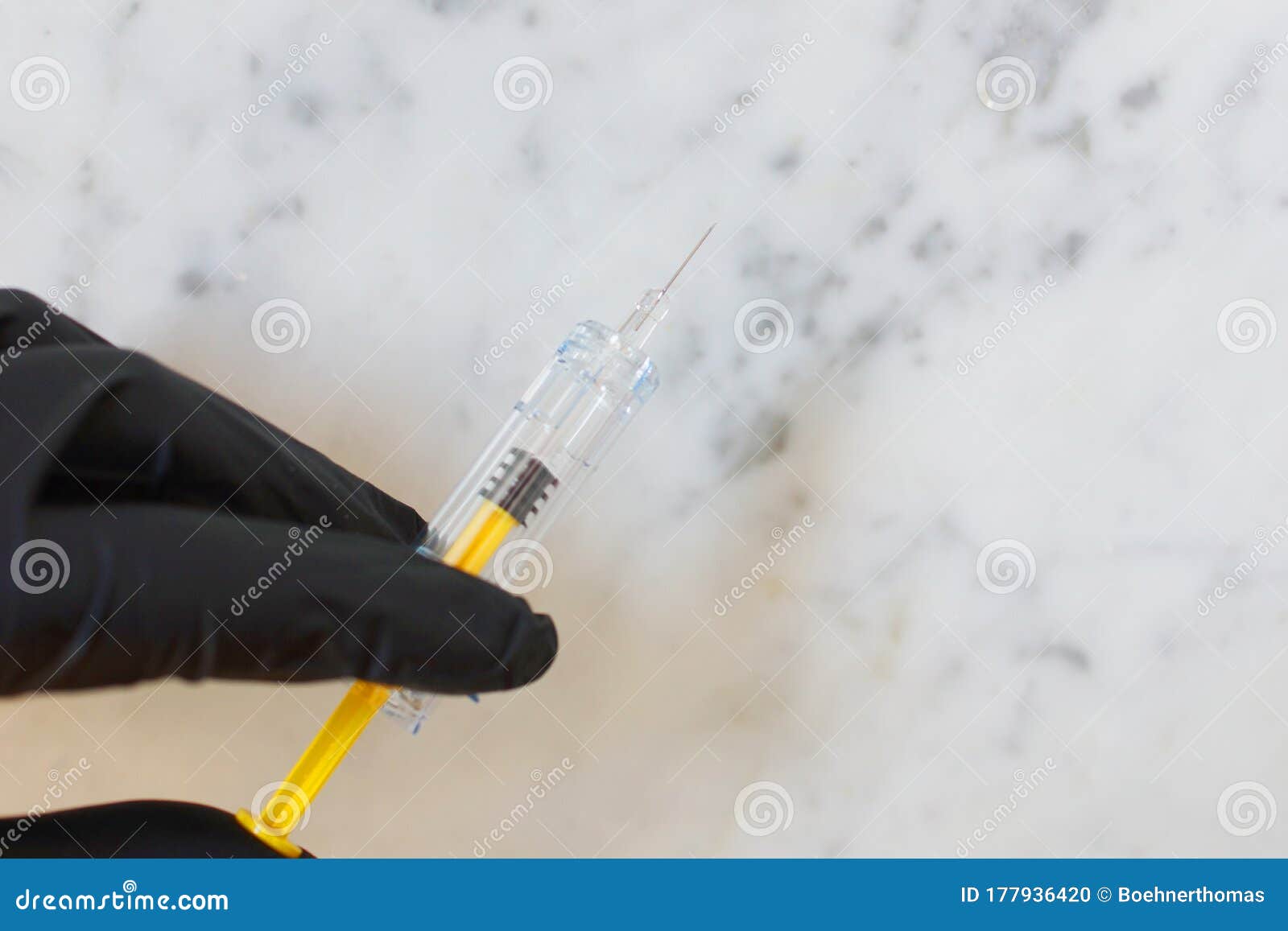 Syringe Ready for Injection. Stock Photo - Image of cure, drug: 177936420