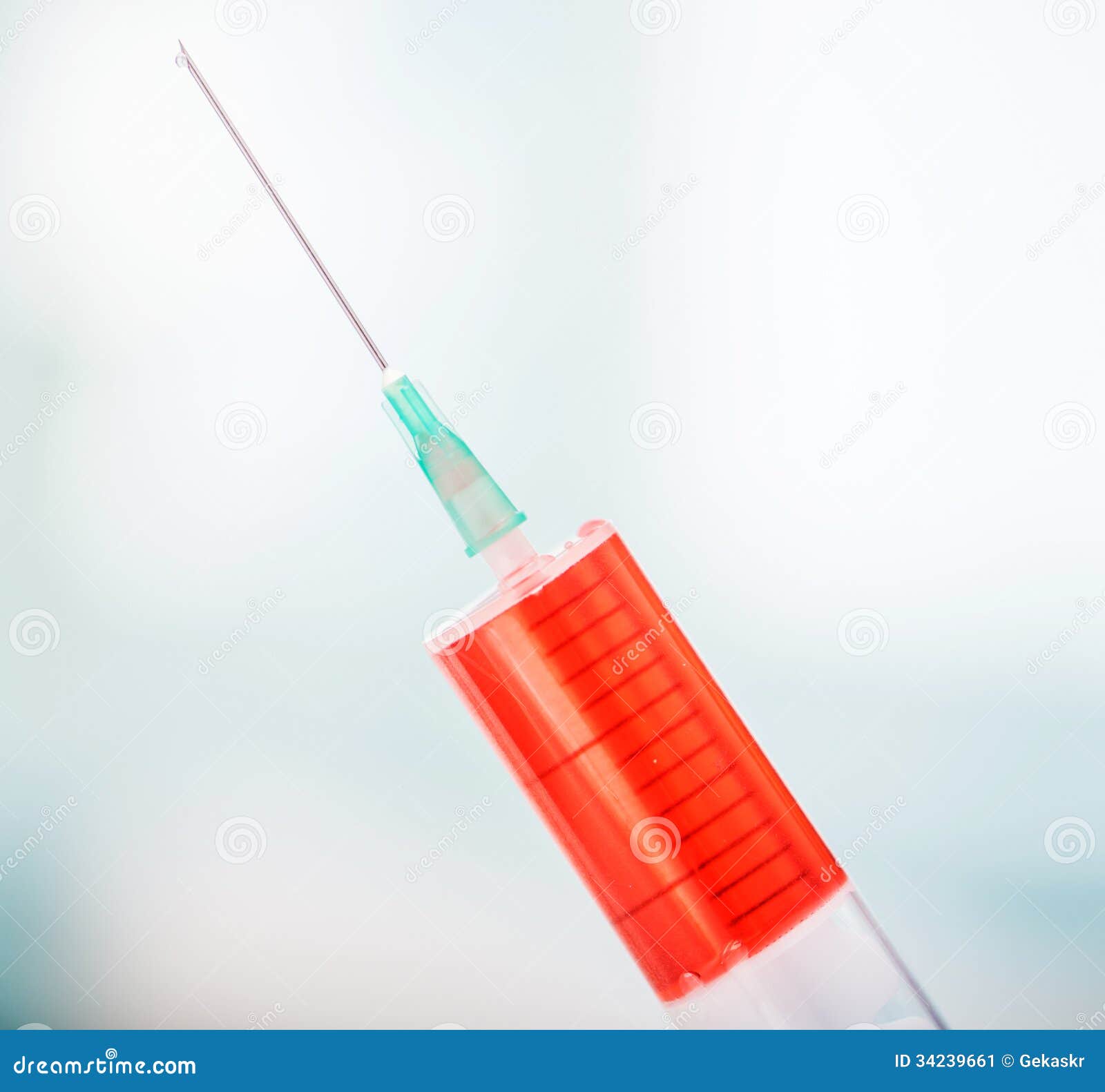Syringe with red drug stock image. Image of health, healthcare - 34239661