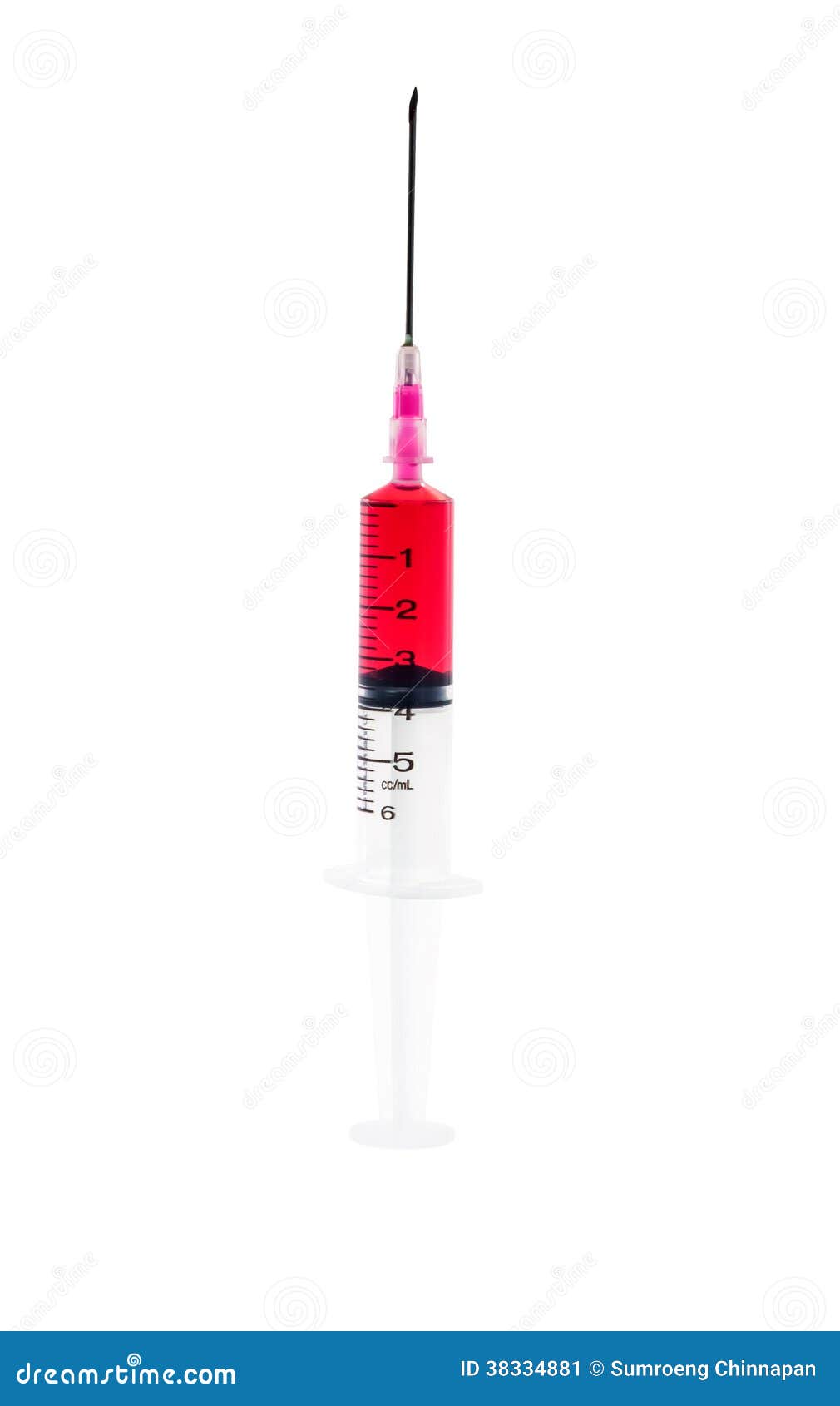Syringe with red liquids stock image. Image of hypodermic - 38334881