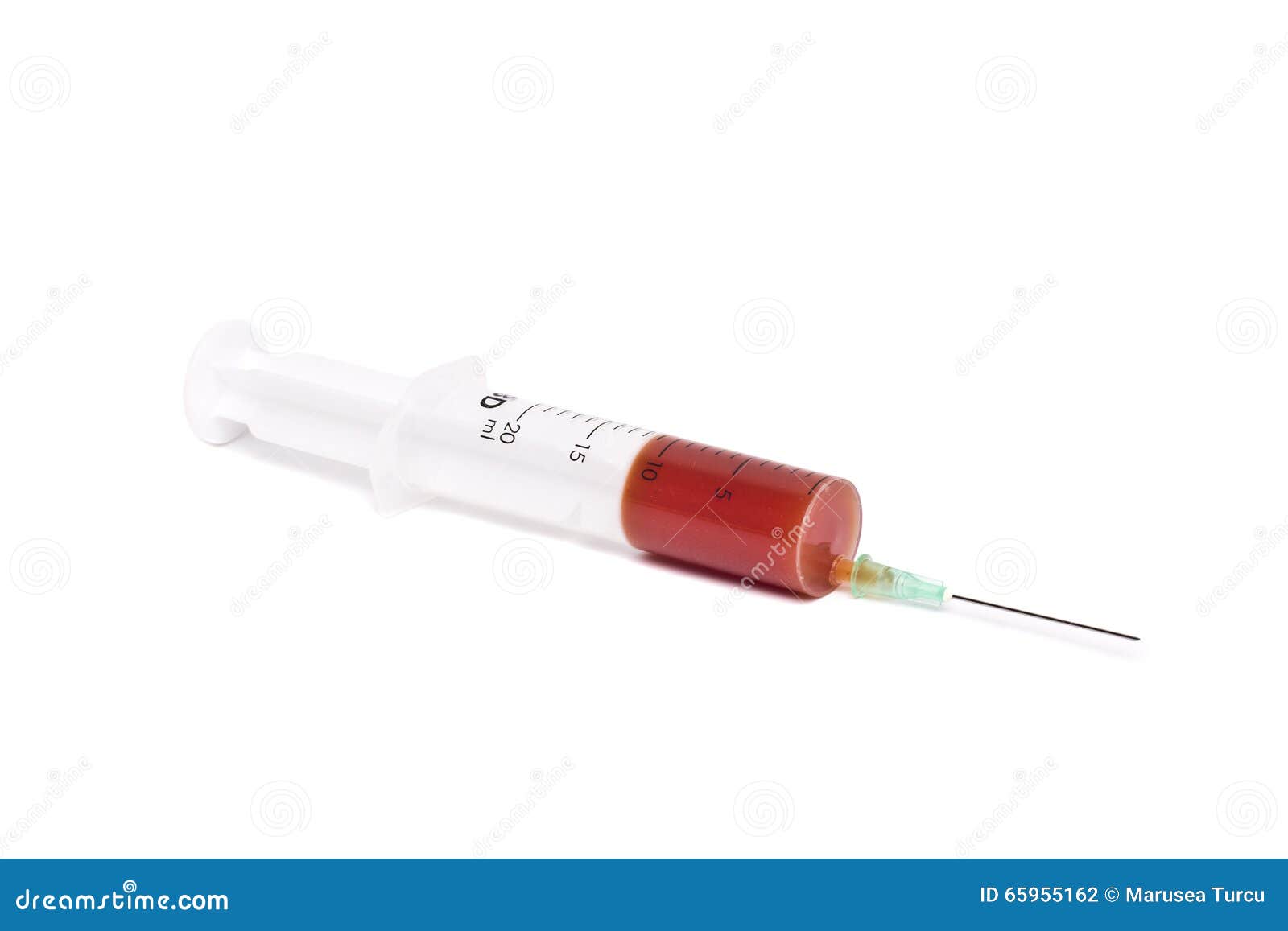 Syringe with Red Medication Isolated Stock Photo - Image of isolated ...