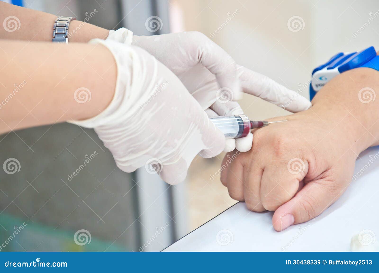Syringe for test blood stock image. Image of illness - 30438339