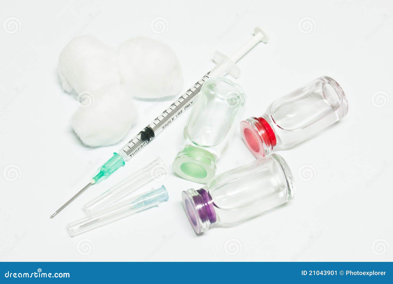 Syringe and vaccine stock image. Image of pharmacy, needle - 21043901