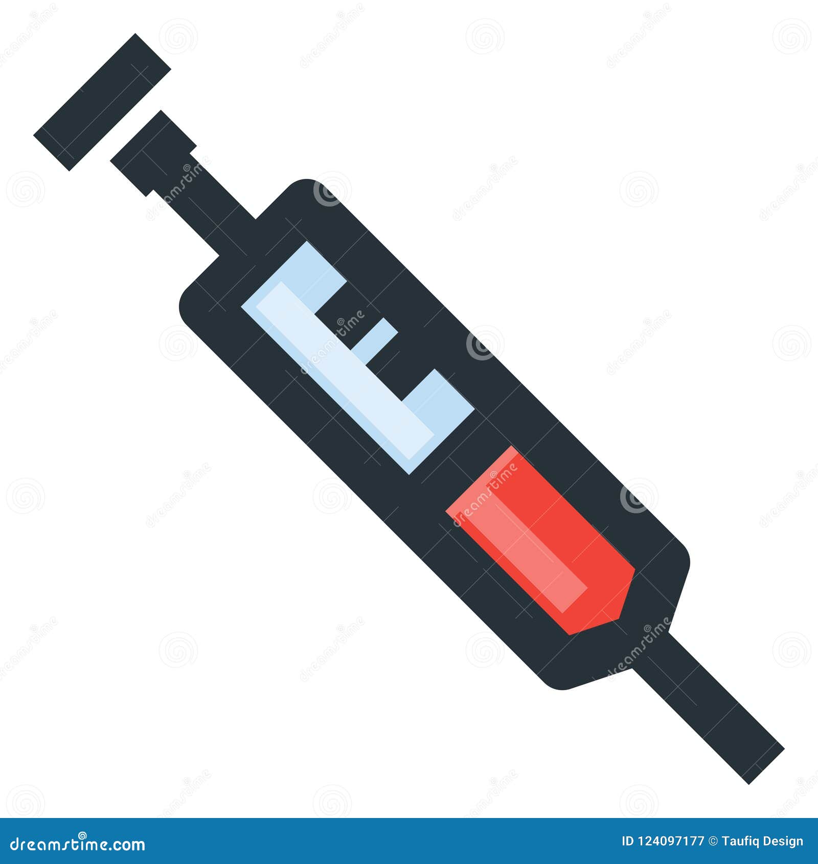Syringe Vector Filled Line Icon 32x32 Pixel Perfect. Editable 2 Stock ...