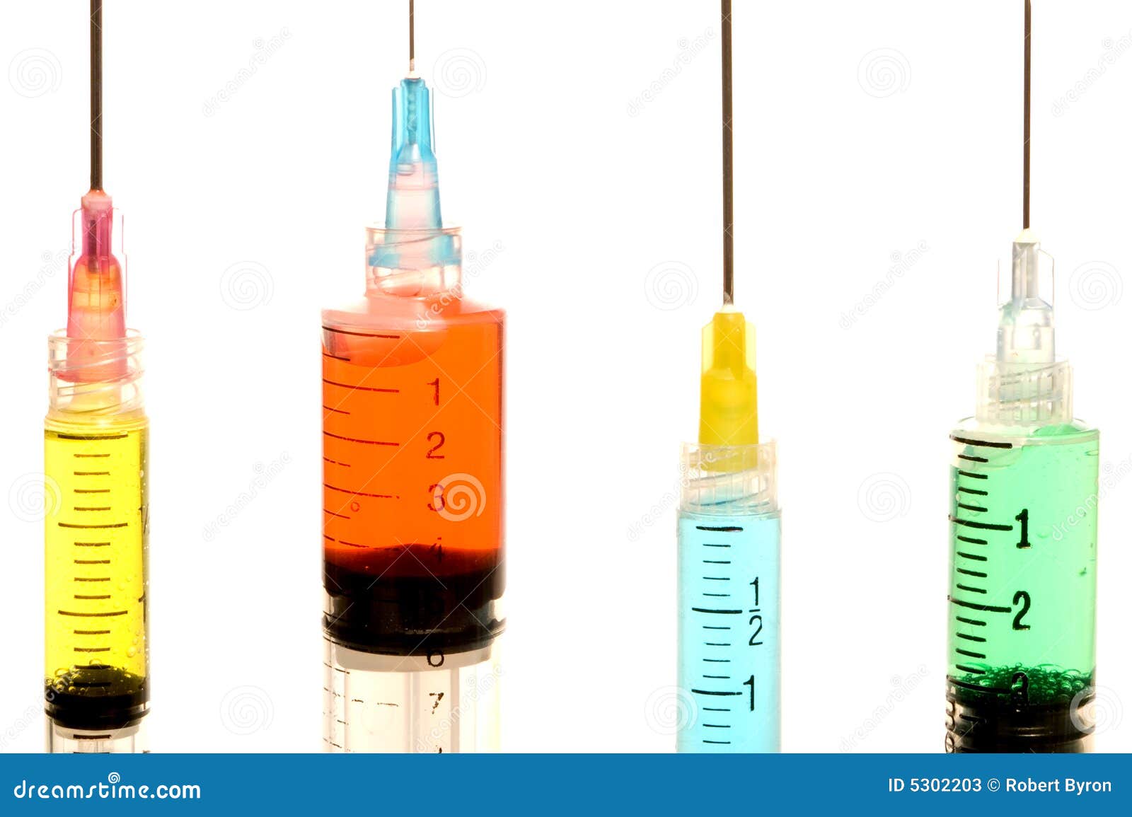 Syringes stock image. Image of colors, vaccination, injection - 5302203