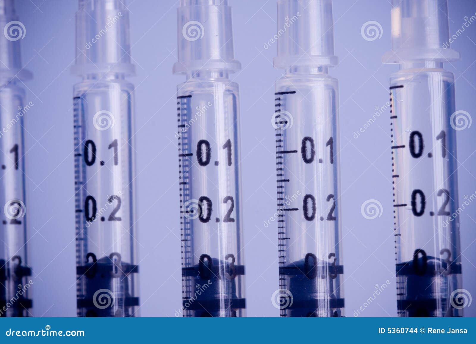 Syringes Close Up stock photo. Image of healthcare, numbers - 5360744