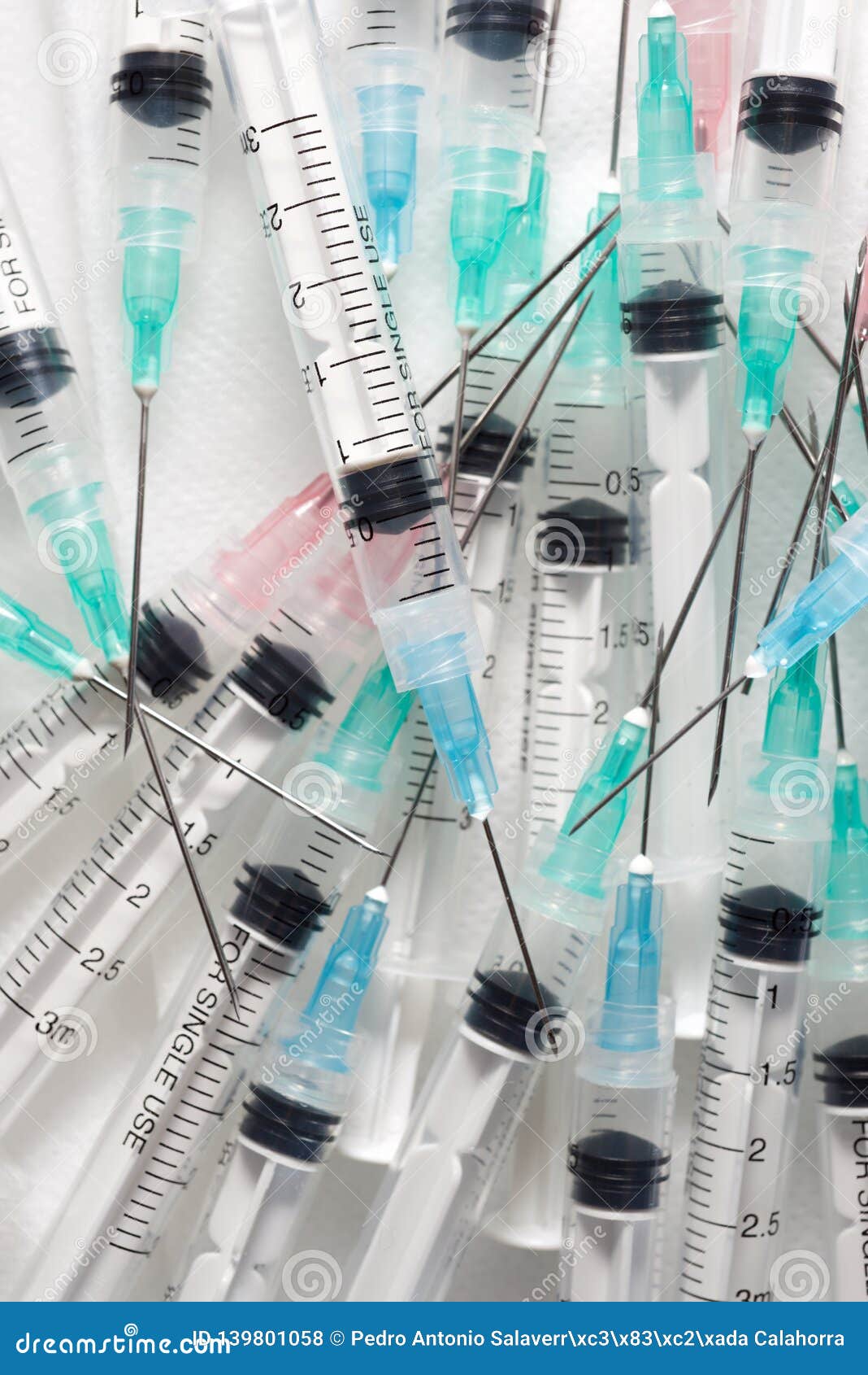 Syringes close up stock photo. Image of illness, close - 139801058