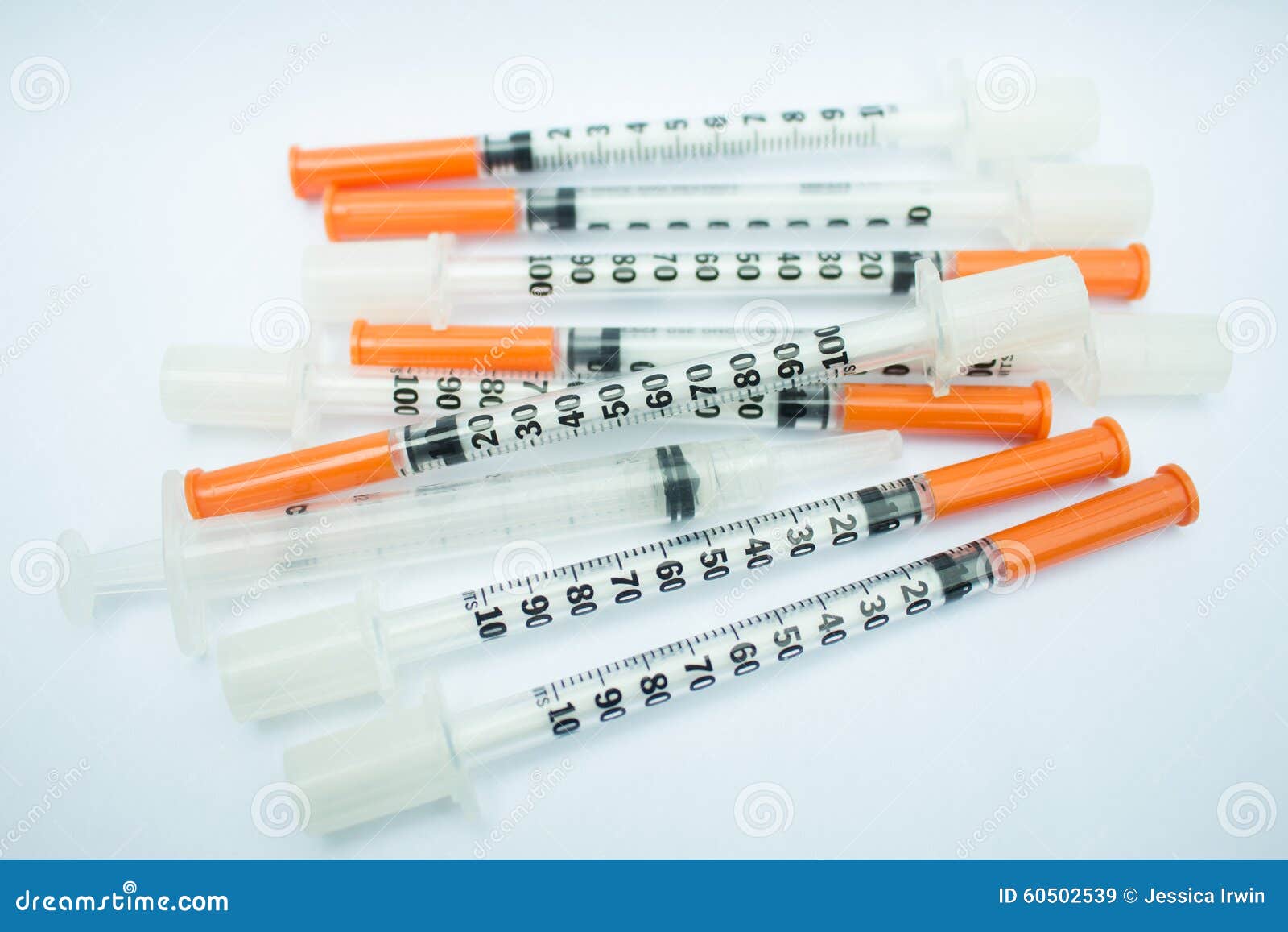 Syringes stock image. Image of injection, syringes, orange - 60502539