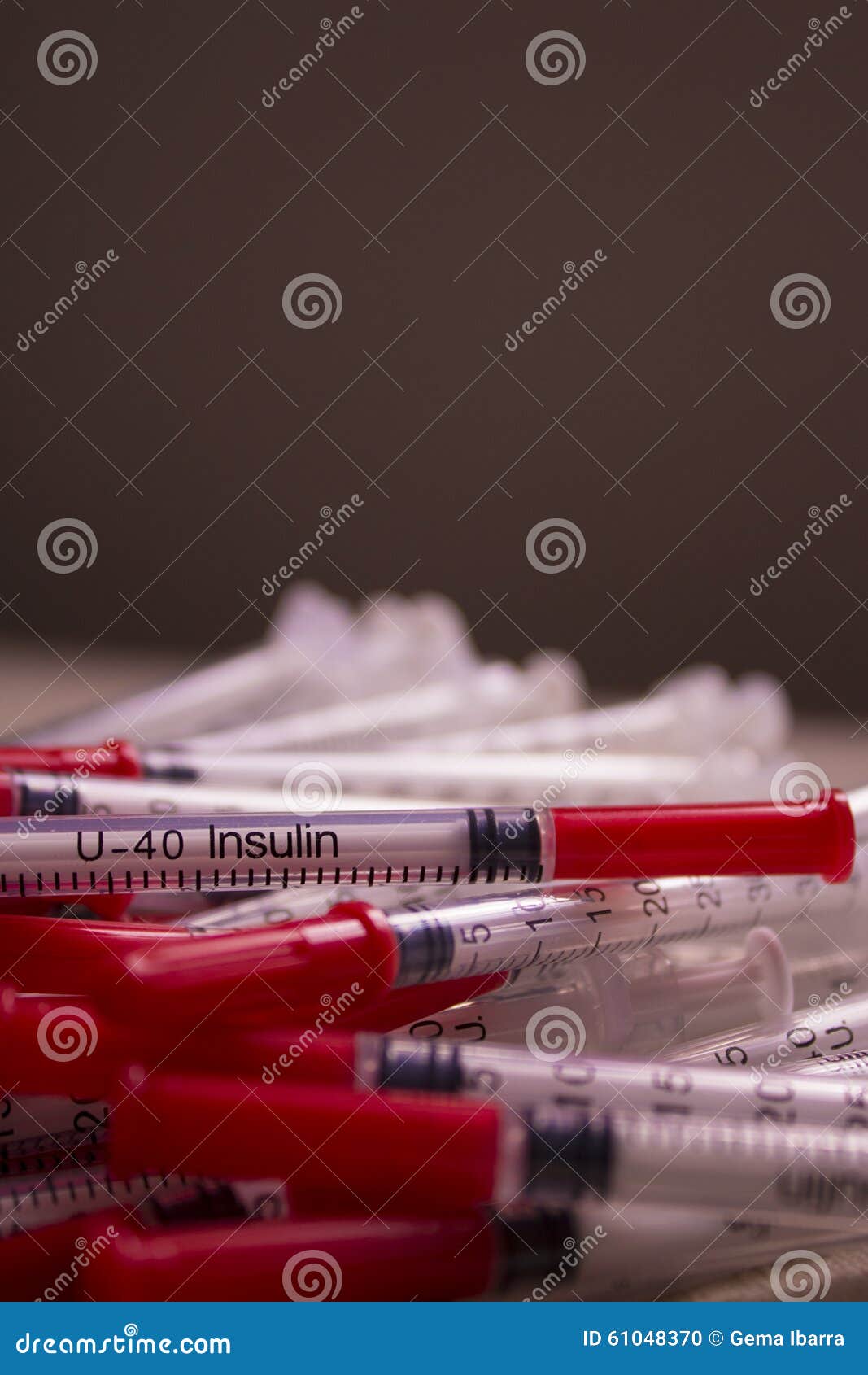 Syringes for Injections Insulin Stock Photo - Image of healthcare, body ...