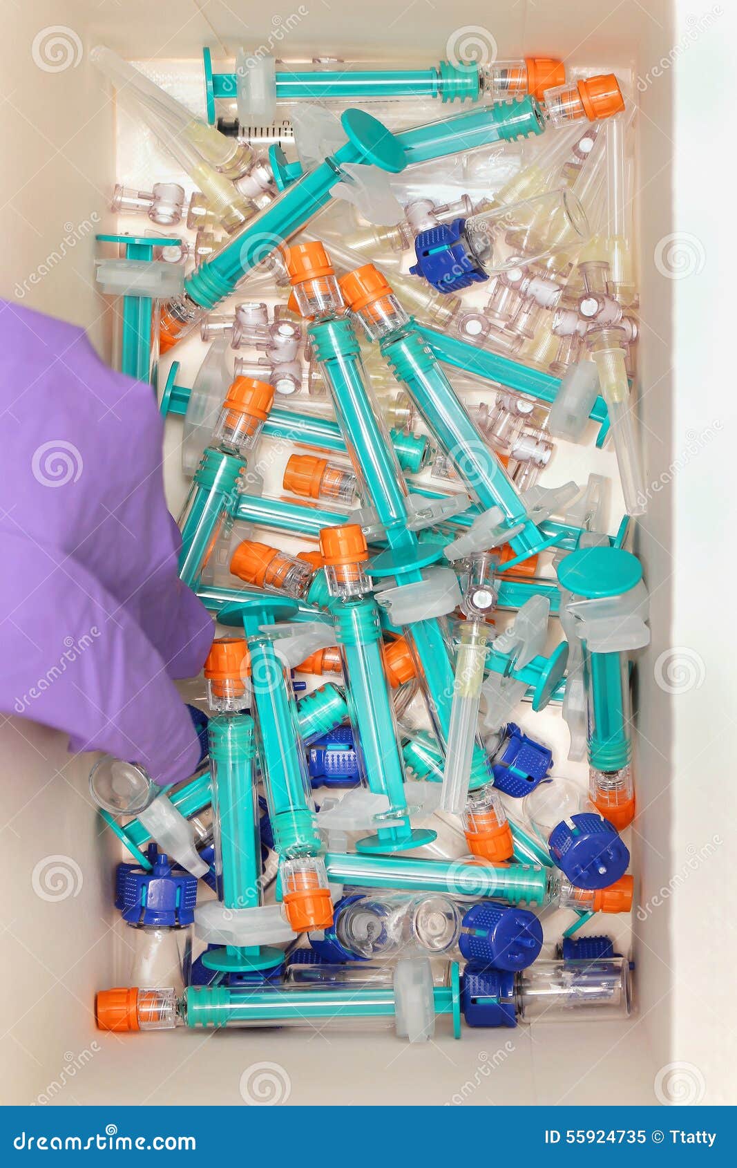 Syringes pile stock image. Image of surgical, heap, glove - 55924735