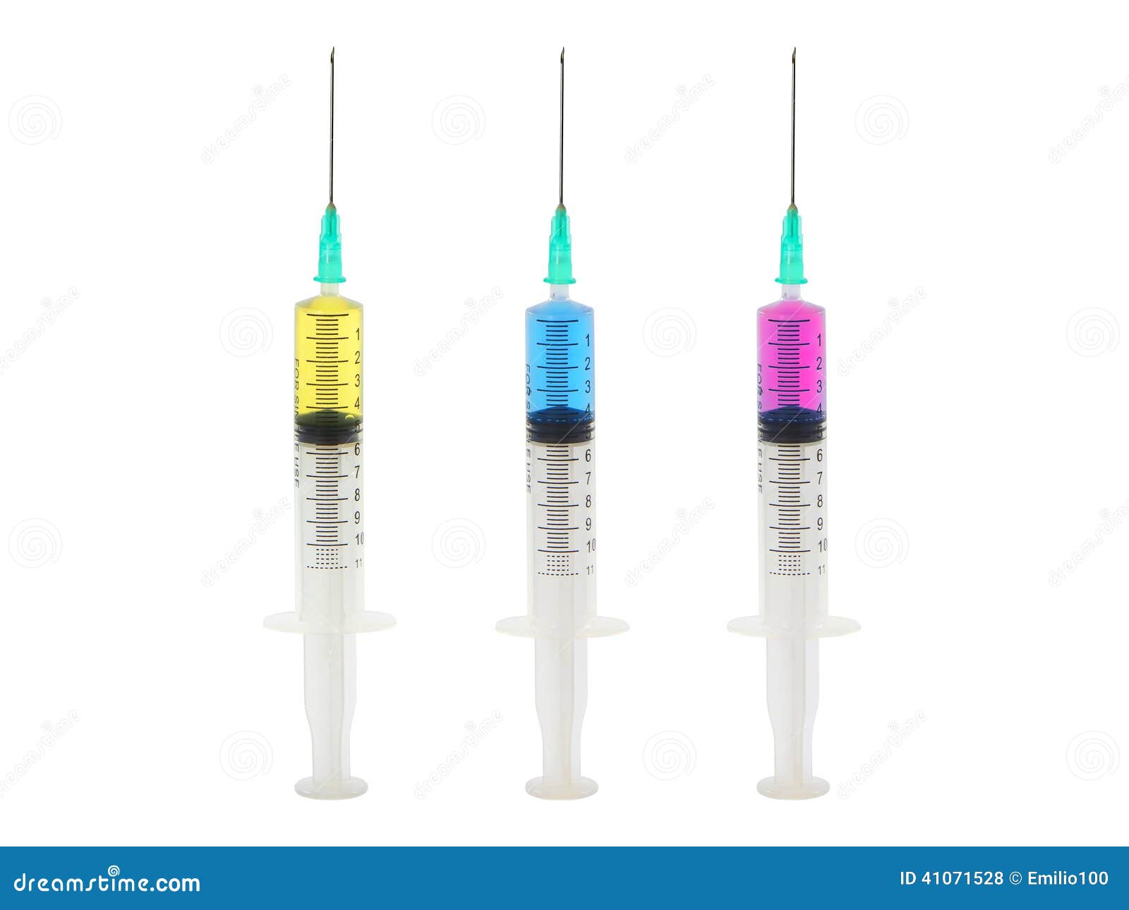 Syringes with serum stock photo. Image of color, pharmaceutical - 41071528