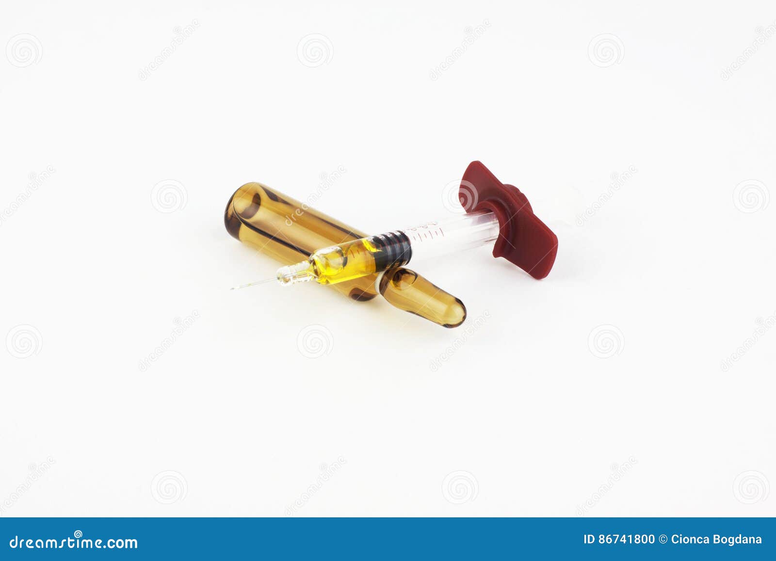 Syringes and serum syringe stock photo. Image of care - 86741800