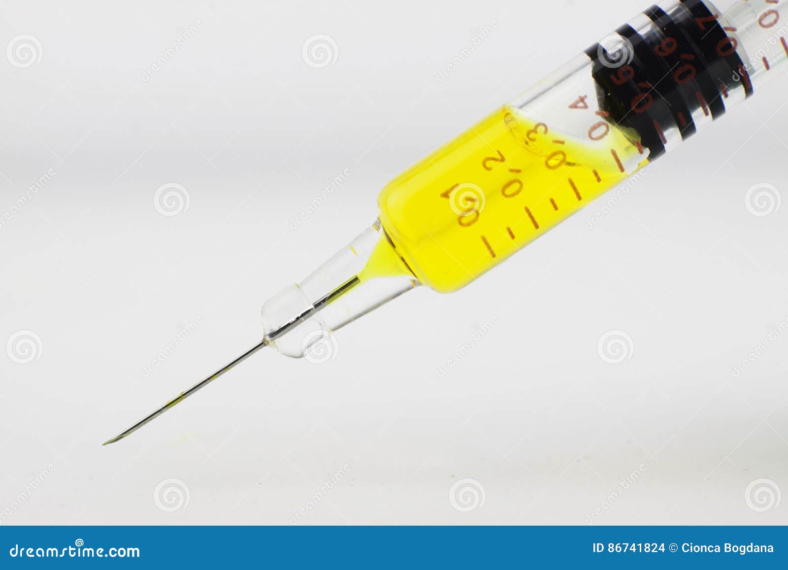 Syringes and serum syringe stock photo. Image of vaccination - 86741824