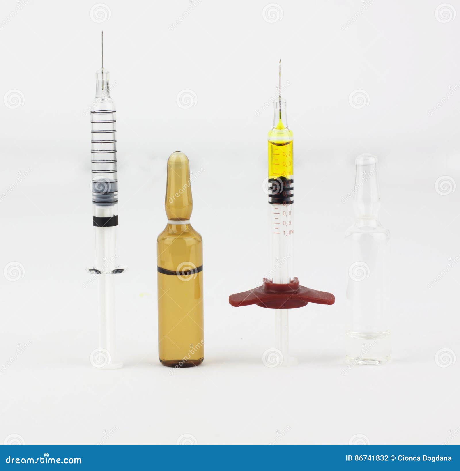 Syringes and serum syringe stock photo. Image of vaccination - 86741832