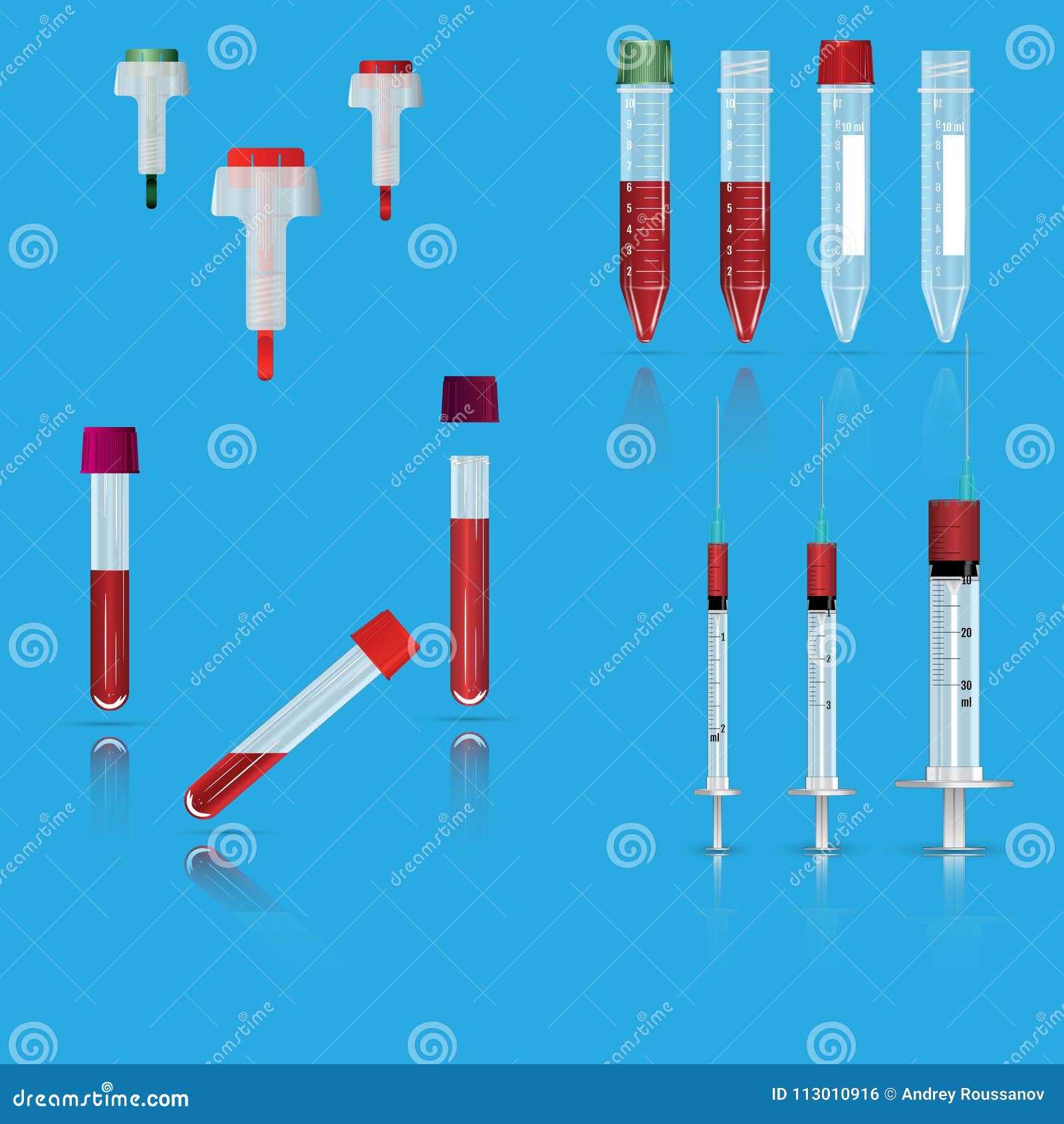 A Realistic Lancet On A Transparent Background. Vector Illustration ...