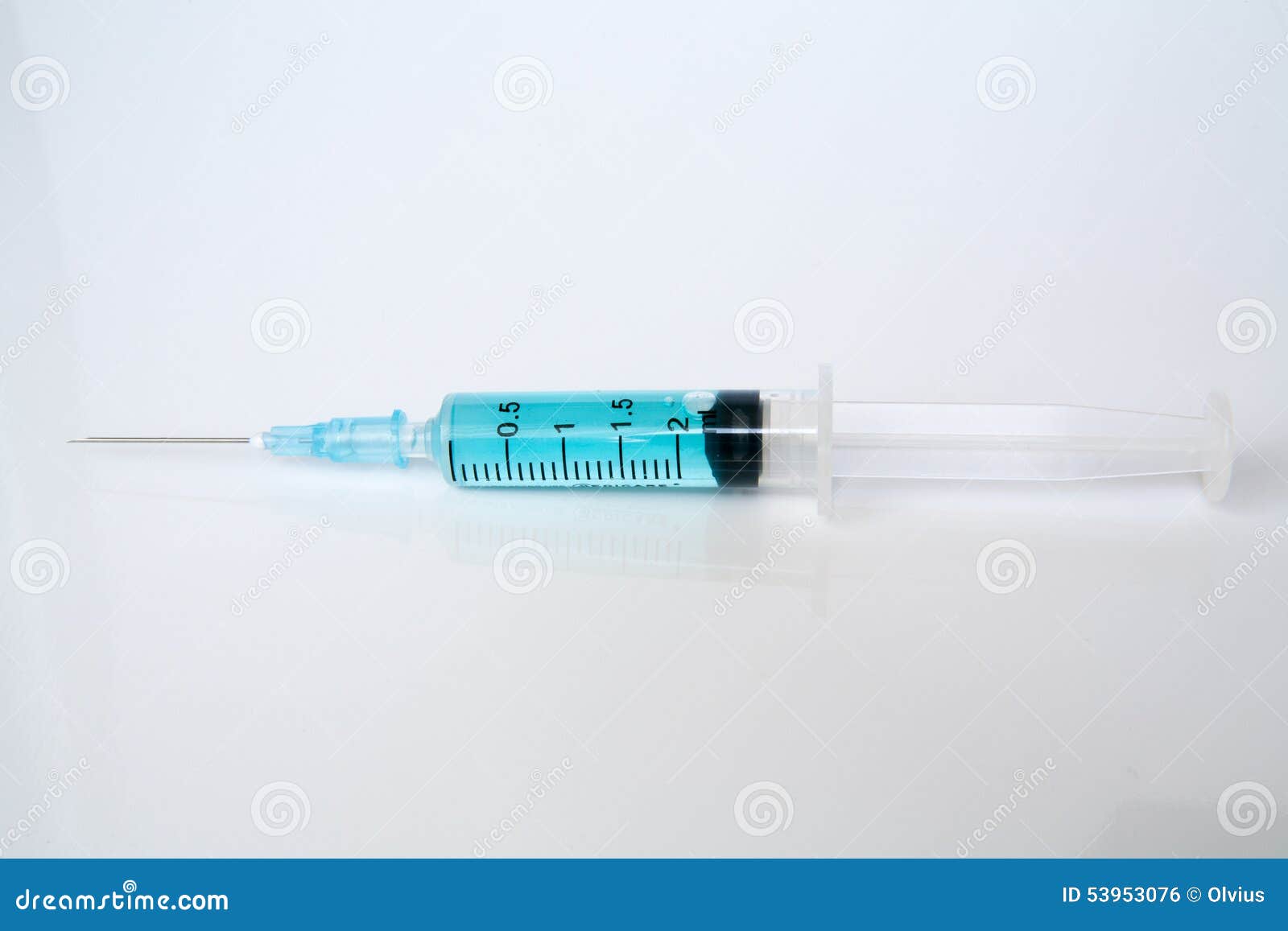 Syringes on white stock photo. Image of liquid, hospital - 53953076